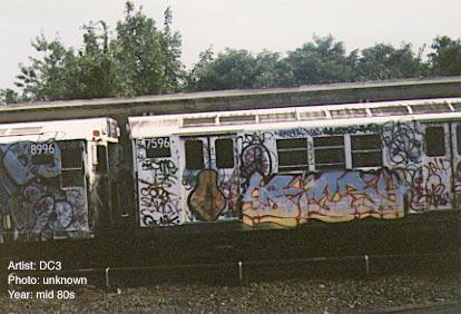 NEW YORK CITY TRAINS, MID '80s