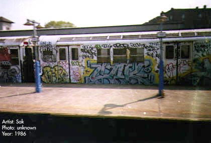 NEW YORK CITY TRAINS, MID '80s