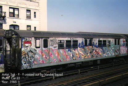 NEW YORK CITY TRAINS, MID '80s